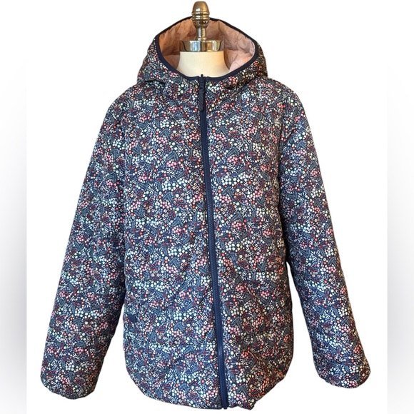 Boden | Jackets & Coats | Boden Reversible Puffer Jacket In A Floral ...
